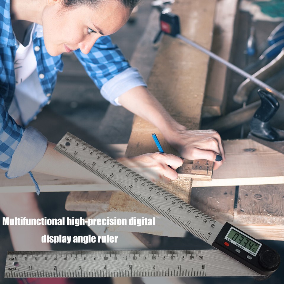 200 MM Protractor Digital Angle Finder Aluminum Alloy Protractor ...