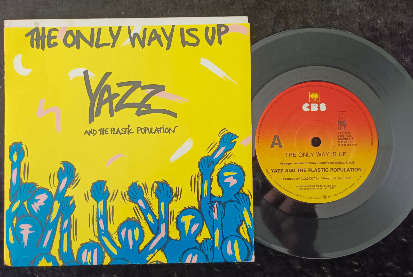 7" 45RPM Single Yazz - The Only Way Is Up | eBay