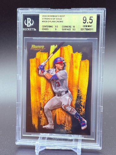 Dylan Crews BGS 9.5 GEM Strokes of Gold CASE HIT #SG9 (RC) - 2024 ...