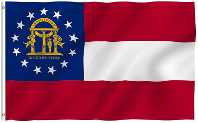 Valuebuy Easy Flyer 3x5 Foot Georgia State Flag - State of Georgia GA ...