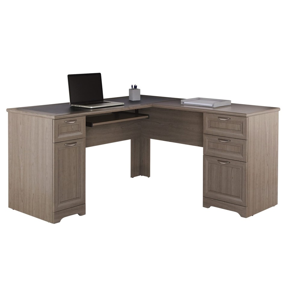 Realspace® Magellan 59" W L-Shape Corner Computer Desk, Gray | eBay