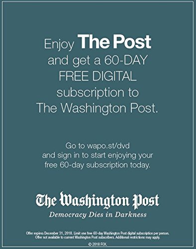 The Post (DVD) Tracy Letts Bob Odenkirk Sarah Paulson Tom Hanks Meryl ...