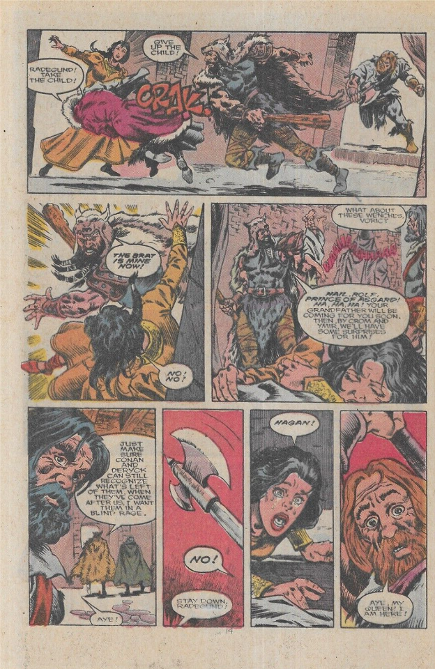 Conan The King Comic 49 Copper Age First Print 1988 Don Kraar Dezoniga ...