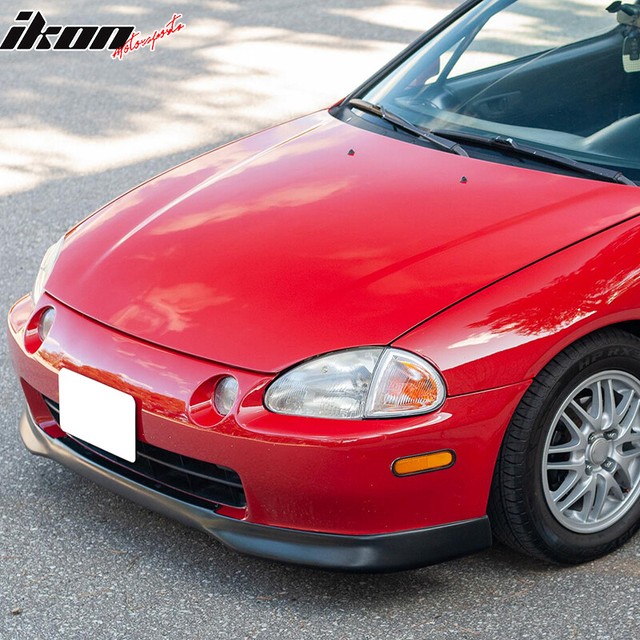 Fit 93-97 Honda Del Sol 2dr PP Type R Style Front Bumper Lip Spoiler ...