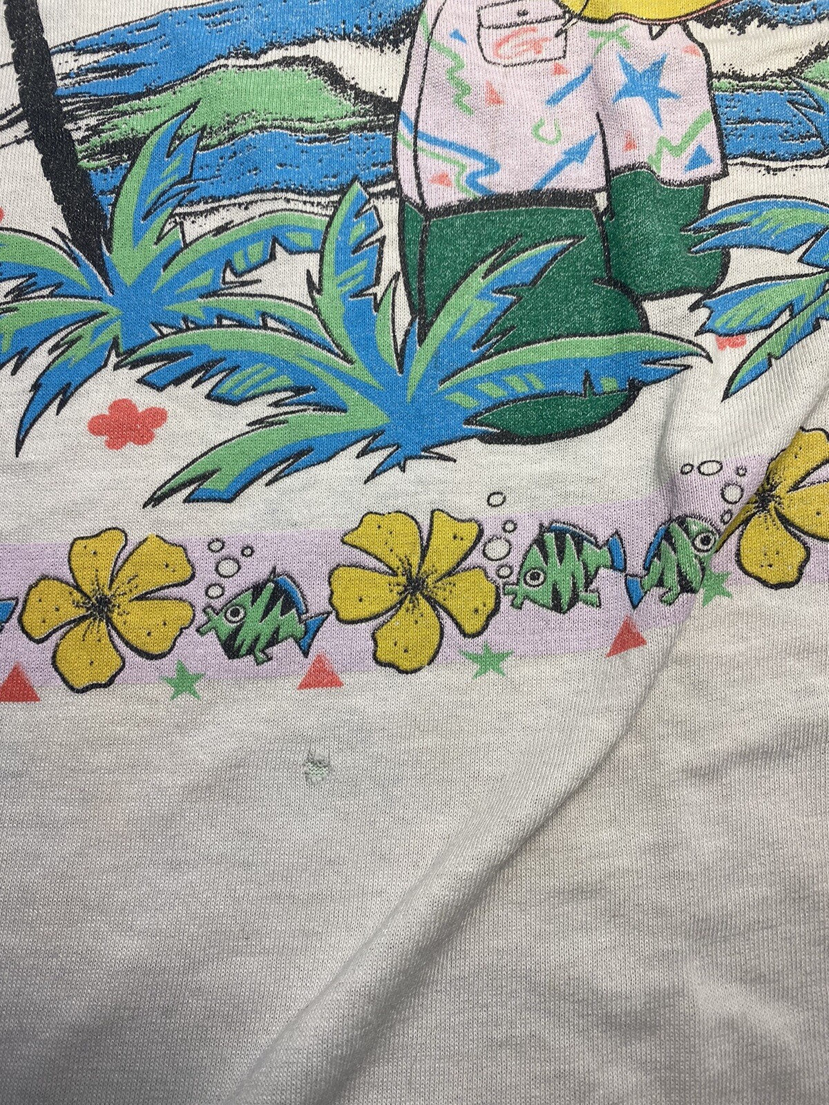 Vtg ‘86 Art Clokey Single Stitch T-shirt “Surfer Gumb… - Gem