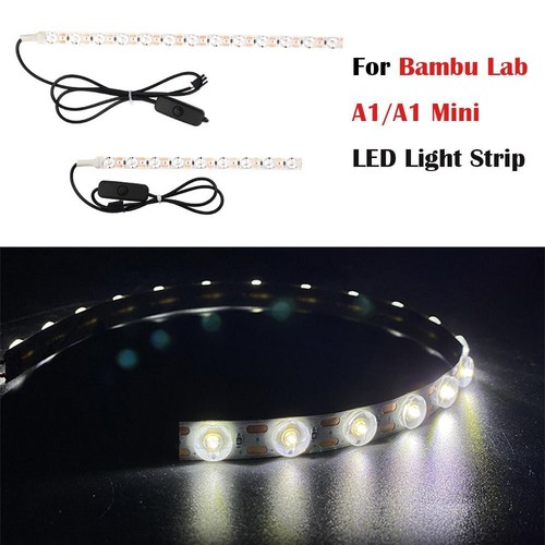 Cold White Led Strip for Bambu Lab A1/A1 Mini 3D Printer Accessories | eBay