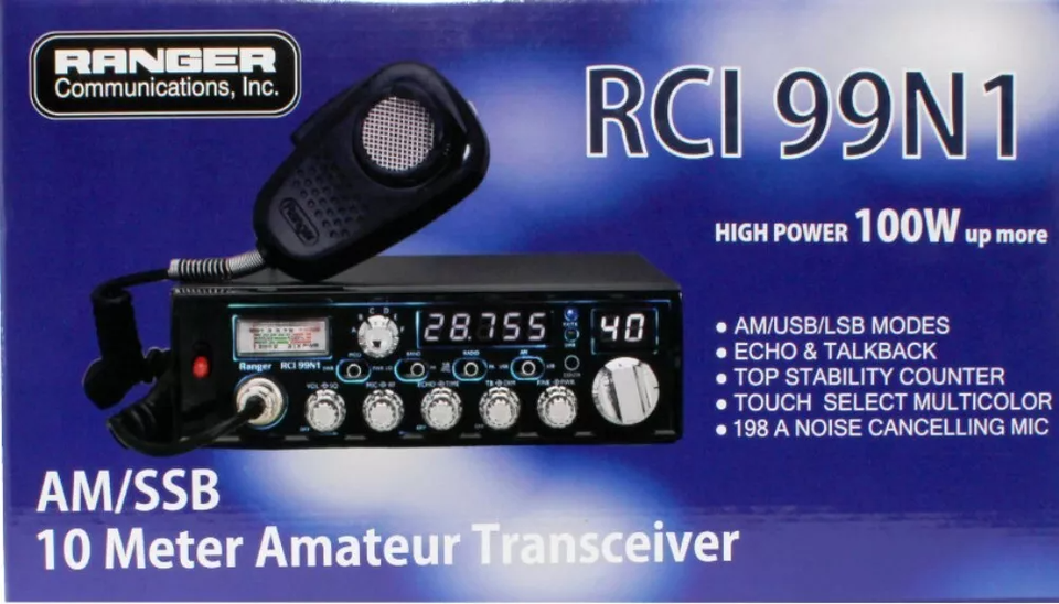 RCI-99N1 Ranger 100 Watt 10 Meter Radio With Single Side Band SSB/AM | eBay