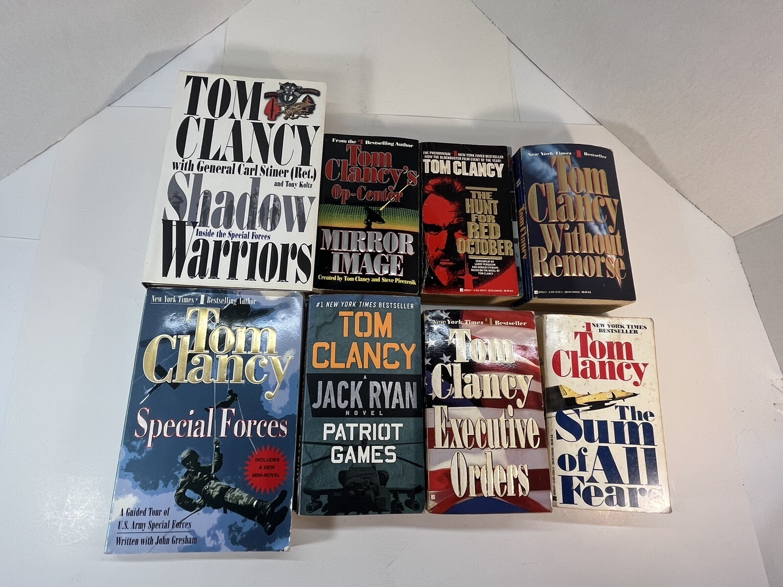 Tom Clancy Book Lot Of 8 Books | eBay