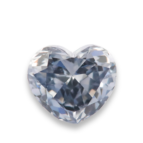 0.10ct Natural Loose Fancy Light Gray Blue Diamond GIA Heart SI2 From ...