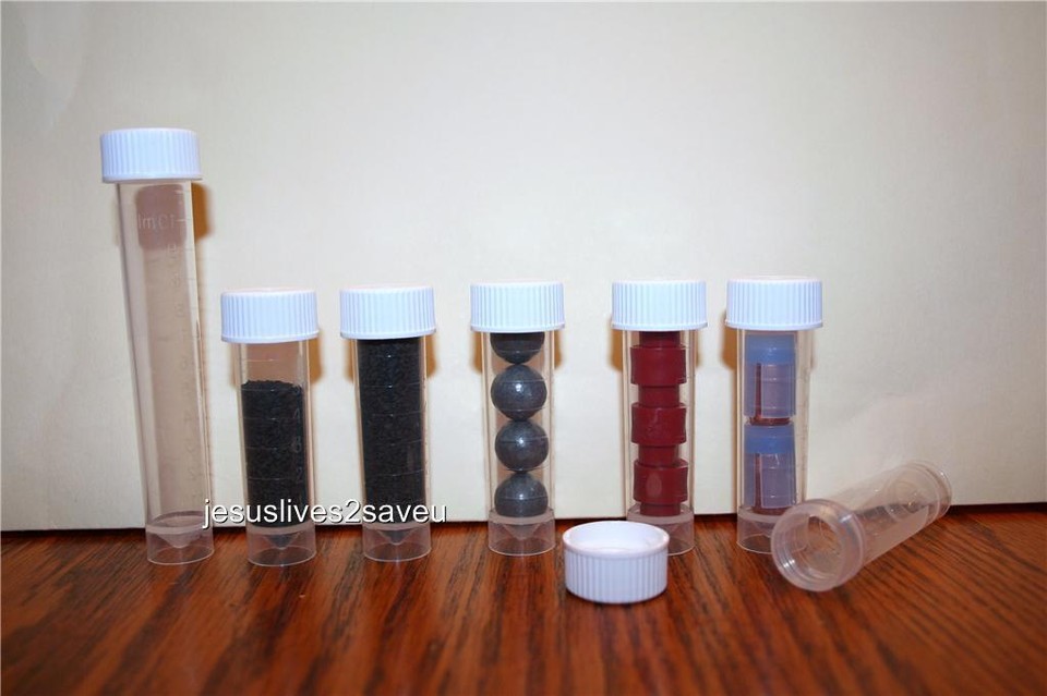 25 Blackhorn209 Black Powder Compatible-Charge Tubes Muzzleloader Vial ...