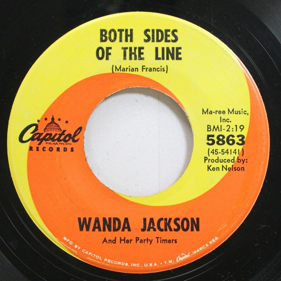 Country Promo 45 Wanda Jackson And Her Party Timers - Famous Last Words ...