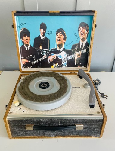Vintage Beatles Record Player Phonograph Turntable | eBay