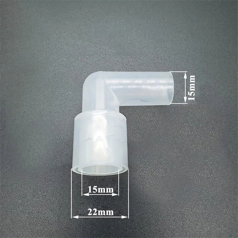 Anesthesia Tube L-shaped Connector Elbow Circuit Tracheal Intubation ...