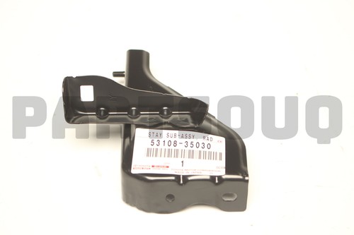 5310835030 Genuine Toyota BRACKET SUB-ASSY, RADIATOR GRILLE, LOWER LH ...
