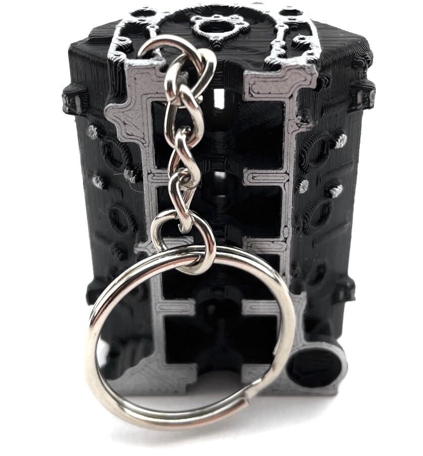 Big Block Chevy V8 Keychain - BBC Chevrolet Engine Block- GM Engine ...