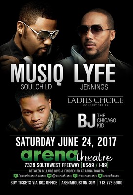 MUSIQ SOULCHILD /LYFE JENNINGS / BJ CHICAGO KID 2017 HOUSTON CONCERT ...