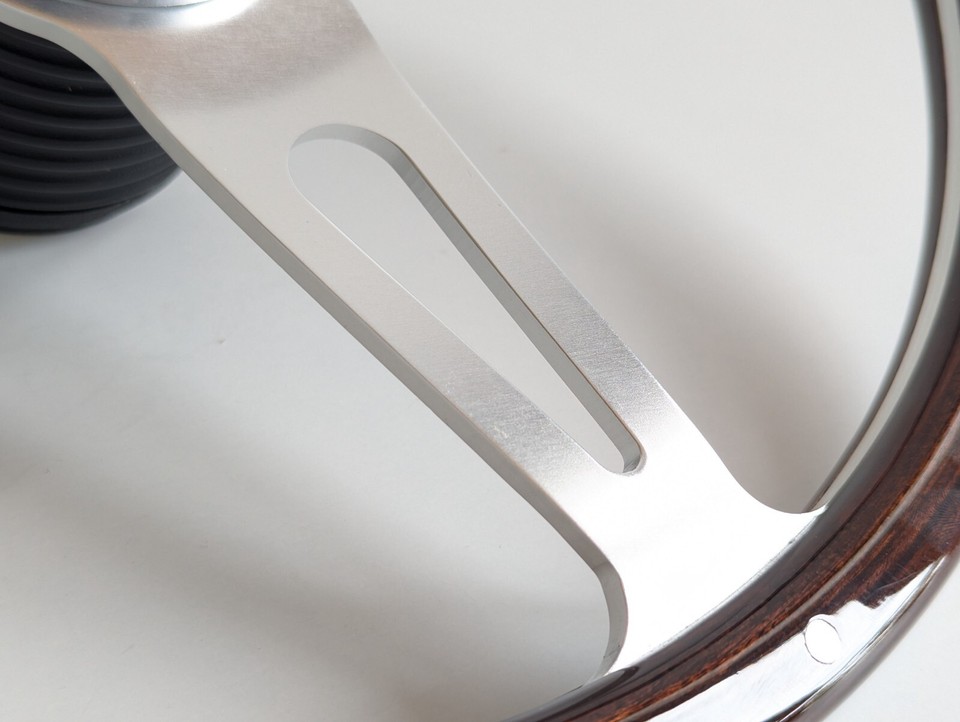 Land Rover Steering Wheel Wood Vintage fits For Land Rover NO HUB ...