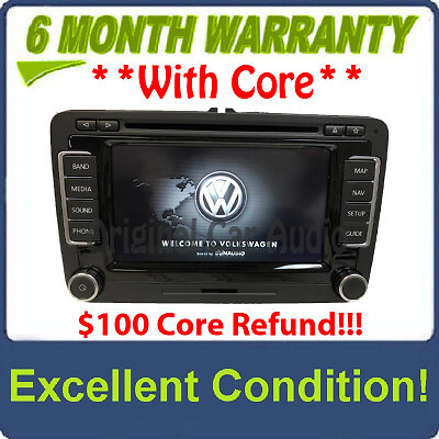 2010 - 2015 Volkswagen VW OEM DynAudio Premium RNS-510 GPS Navigation ...
