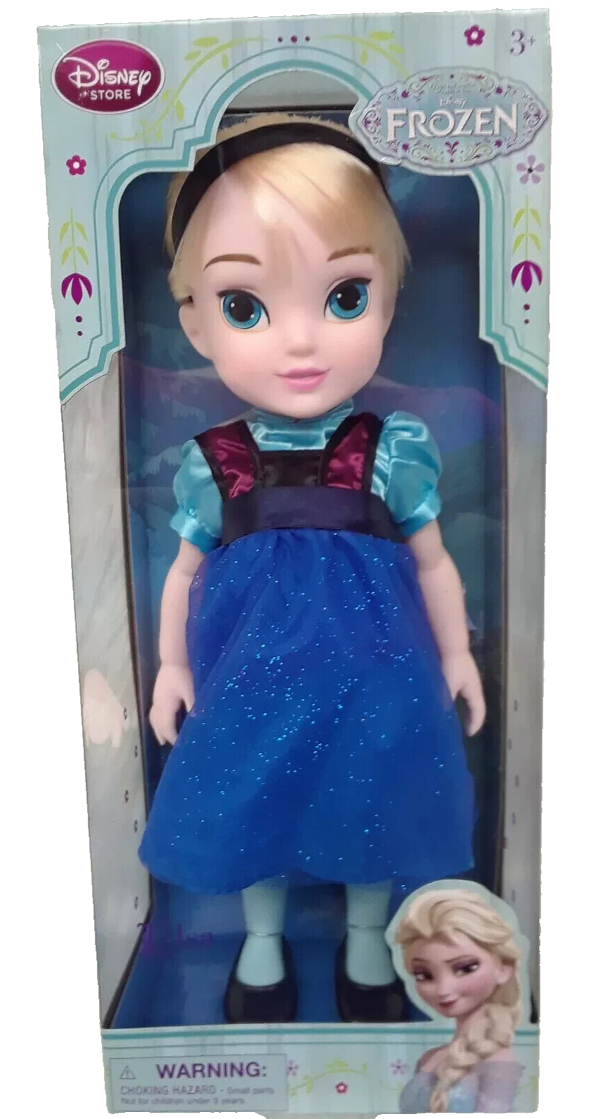 DISNEY STORE Frozen 15½" ELSA Toddler Doll Disney Collection *New in ...