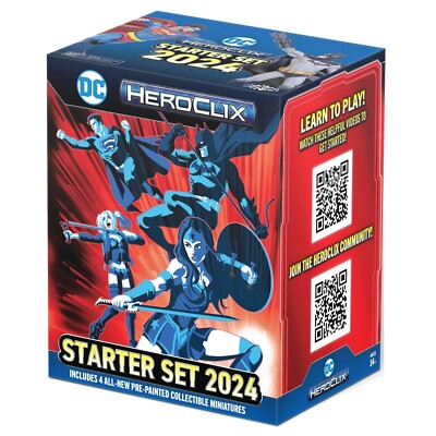 Heroclix DC Starter Set 2024 SEALED Boxed set NEW! | eBay