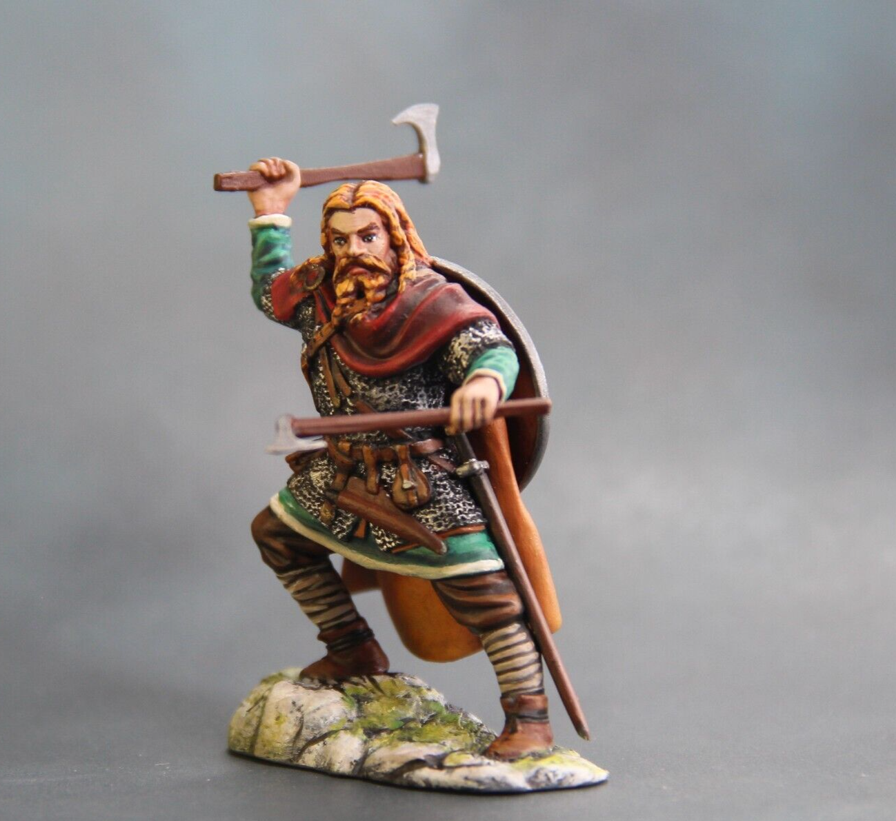 ⭐Viking Action Collectible Miniature 3D Figurine . 54mm 1/32 PAINTED⭐ ...