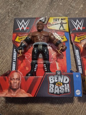 WWE bend and bash stretch action figures Mattel Bobby Lashley $ Kofi ...