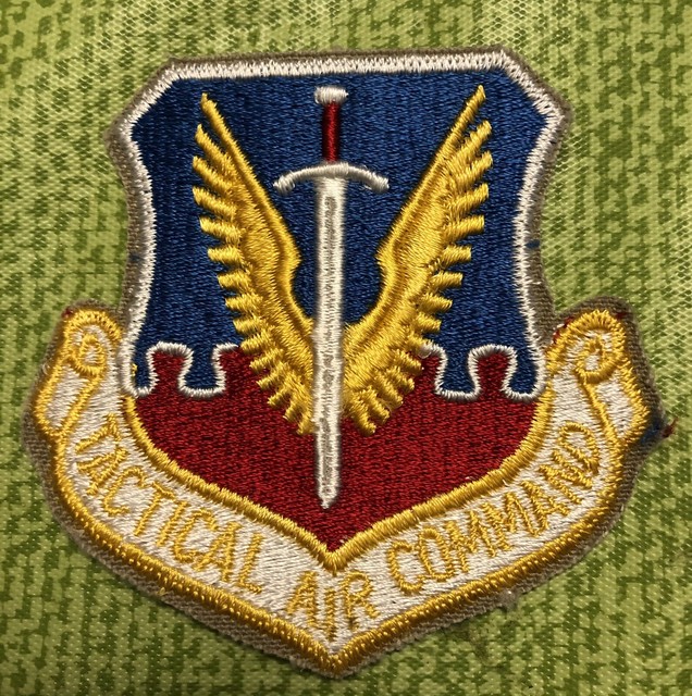 U S Air Force Patch Vintage Large Format Tactical Air Command | eBay