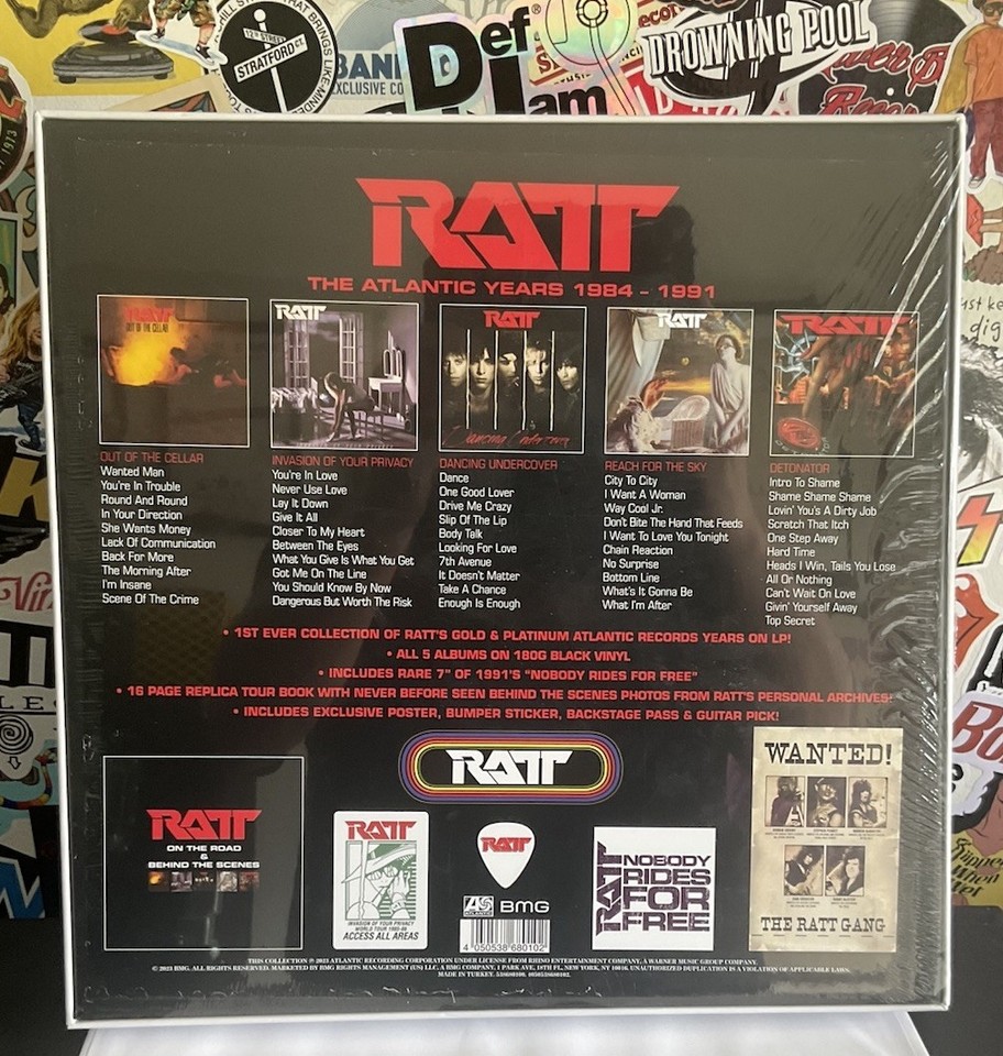 RATT The Atlantic Years 1984-1991 BOX SET 6LP NEW VINYL W/HYPE STICKER ...