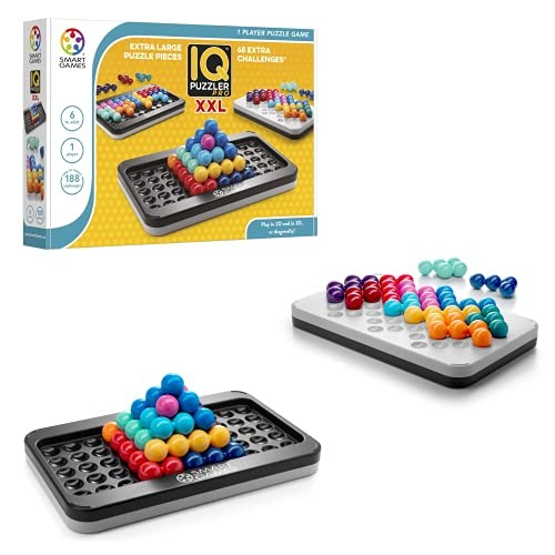 Smart Games IQ Puzzler Pro XXL Brain Training Puzzle Game 41.5cm x 25 ...