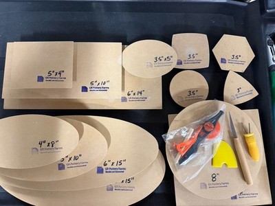 Large GR Pottery Lot Pottery Molds, 18 Piece Set! Various sizes ...