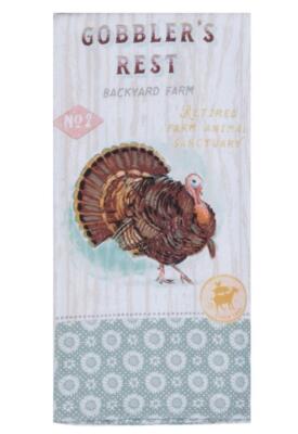 Harvest Market Gobblers Rest Dual Purpose Terry Towel | eBay