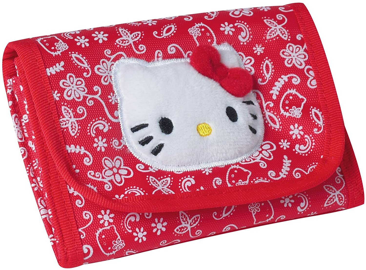 Hello Kitty Wallet Purse with Plush Velour Kitty Motif | eBay UK