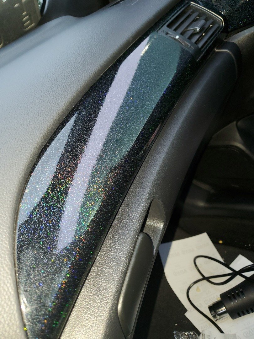 VVivid Xpo Gloss Rainbow Metallic Black Vinyl Car Wrap Film | V224 | eBay