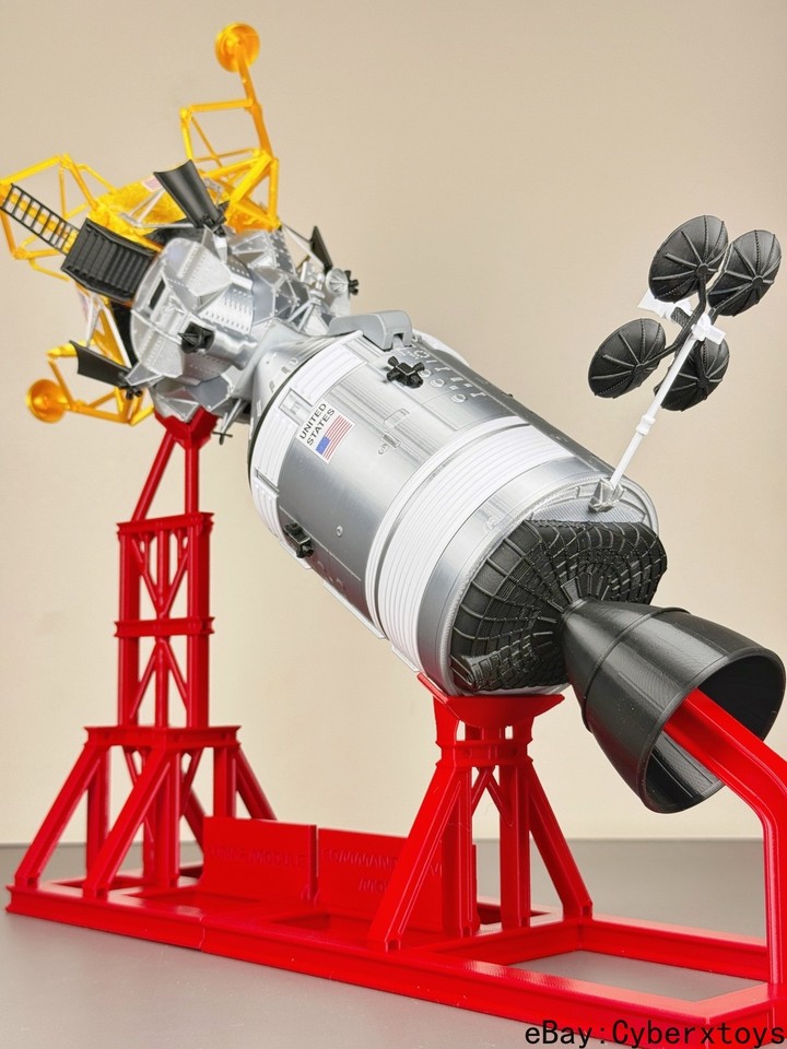1/48 NASA Apollo Saturn V Command Service Module CSM With Lunar Module ...