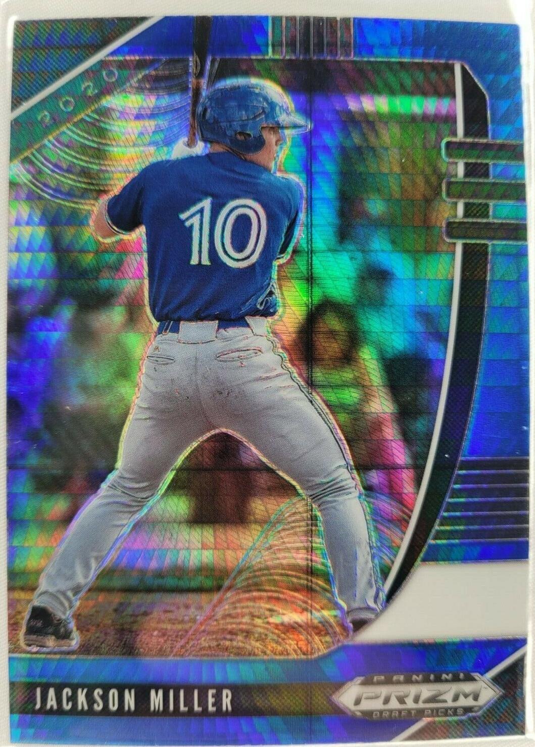 2020 Panini Prizm Draft Picks - Jackson Miller #PDP65 Blue Prizm (RC ...