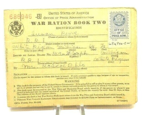 Original War Ration Book Two (A30) | eBay
