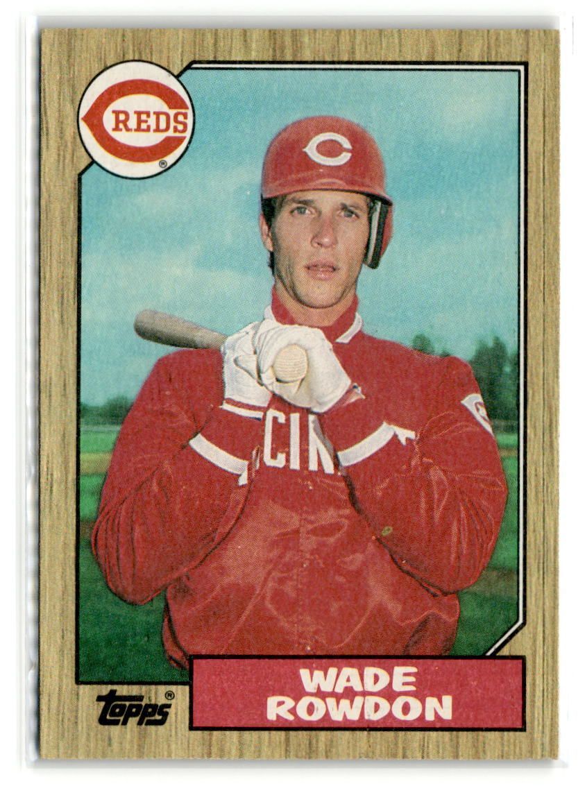 1987 Topps BASEBALL #569 Wade Rowdon Cincinnati Reds | eBay