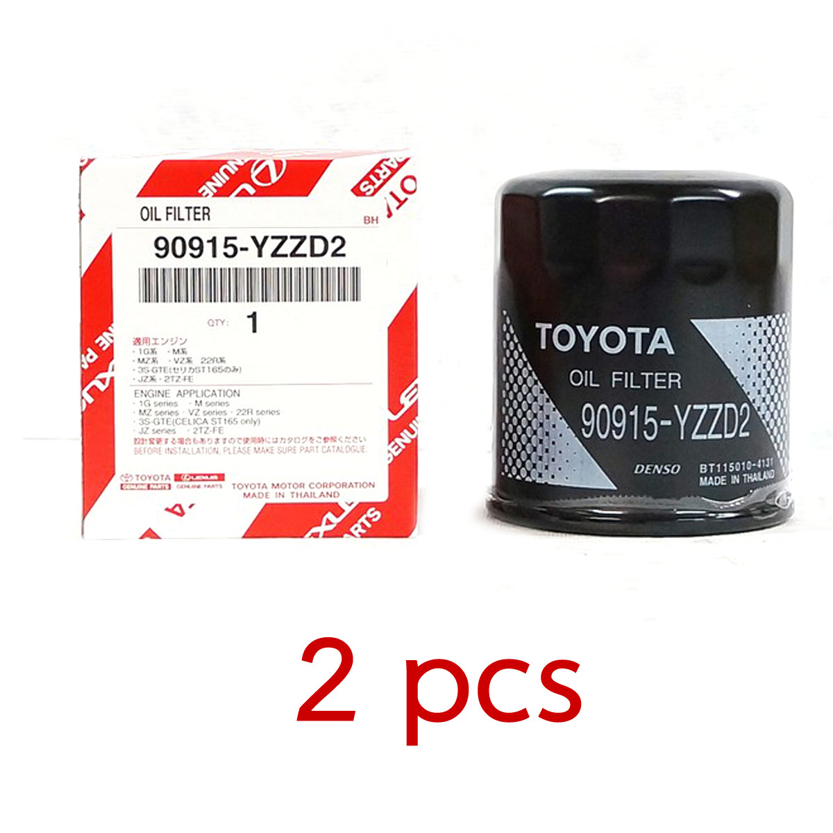 TOYOTA 90915YZZD2 - cross reference oil filters | oilfilter ...