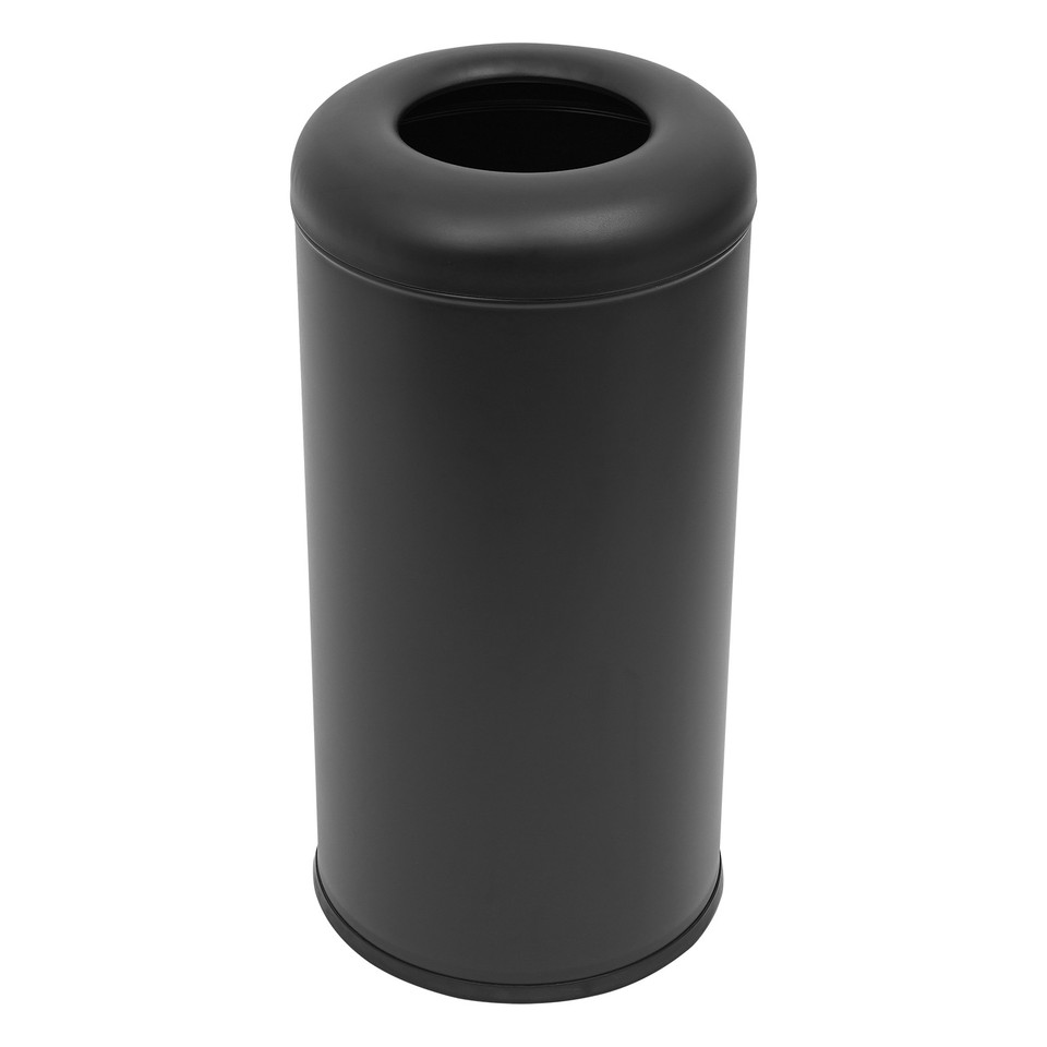 Cylindrical,Open-Top Rubbish Bin,Industrial Waste Container,Commercial ...