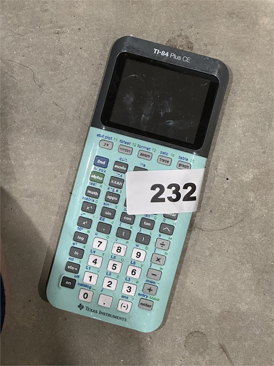 Texas Instruments ~ Ti-84 Plus CE Python Graphing Calculator ~ Mint ...