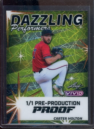 2024 Leaf Pre Production Proof (1/1) Carter Holton | eBay