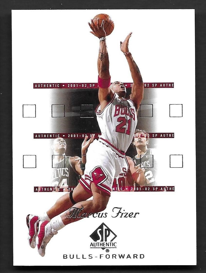 2001-02 SP Authentic #12 Marcus Fizer Chicago Bulls | eBay