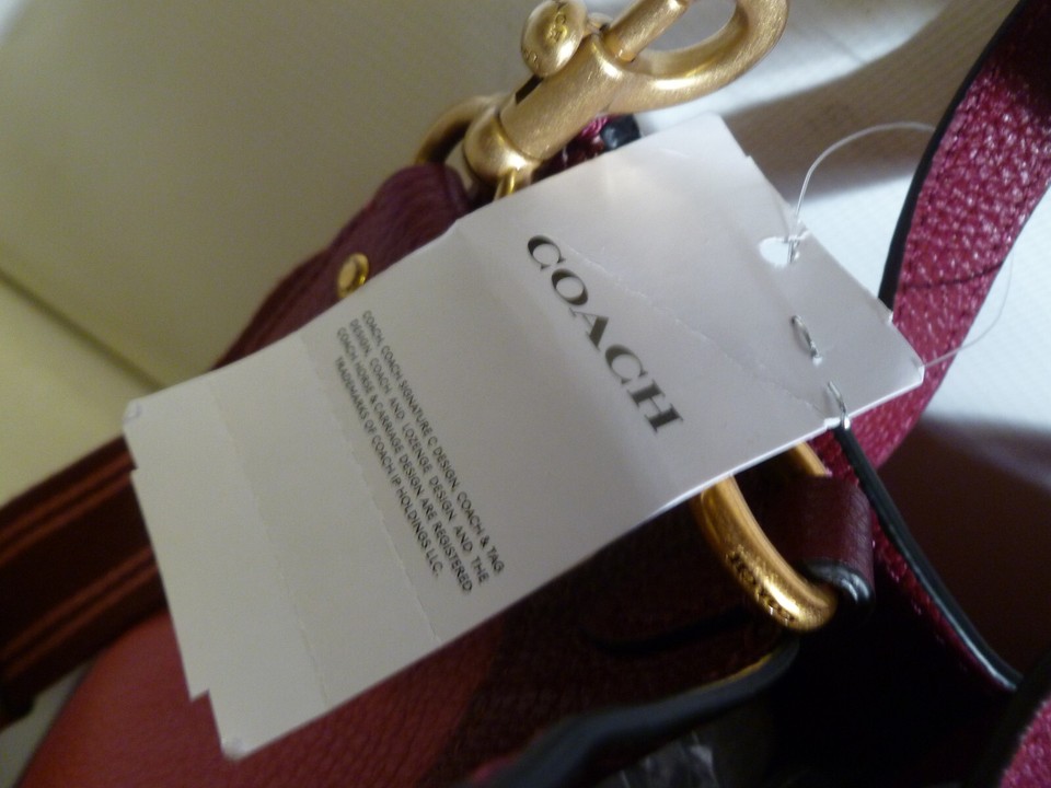 COACH Field Tote 22 In Colorblock Rouge Multi With Coach Badge c3461 ...