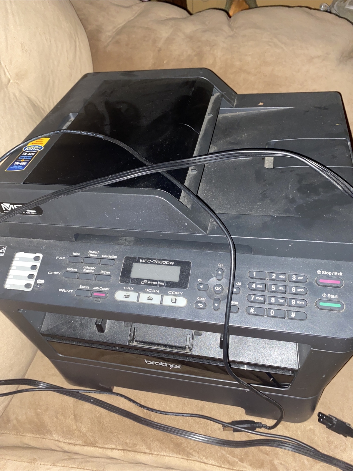 Brother MFC-7860DW All-In-One Laser Printer 12502627029| eBay