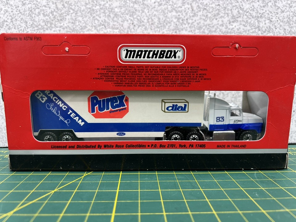 Purex Racing Team #83 Lake Speed 1993 Matchbox Super Star Transporters ...