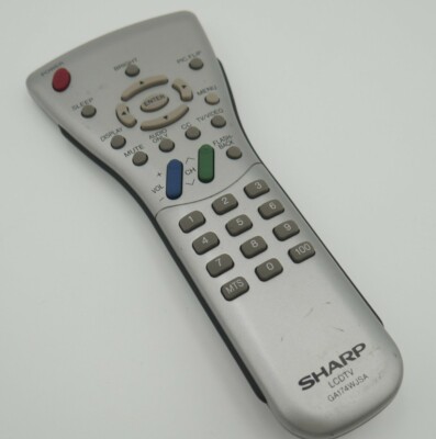 SHARP GA174WJSA TV Remote Control for LC20S1US LC20S2US LC20S2U ...