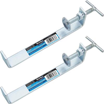 BlueSpot 2pc Bricklaying Profile Clamp Brick DIY Clamps 140mm - 200mm 8 ...