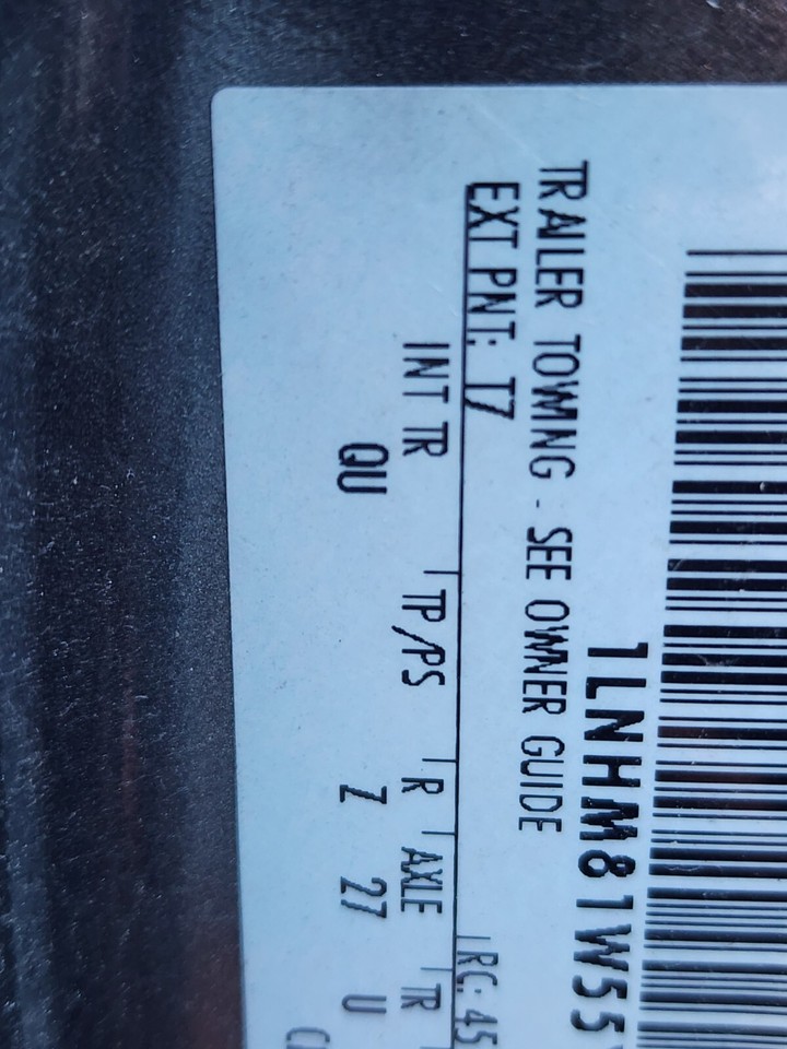 1998-2011 Lincoln Town Car Right Rear Quarter Panel Molding QT ...