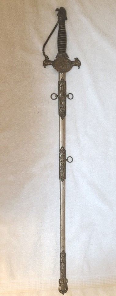 Antique 1800's KNIGHTS OF PYTHIAS FCB Victorian Ceremonial Sword M.C ...