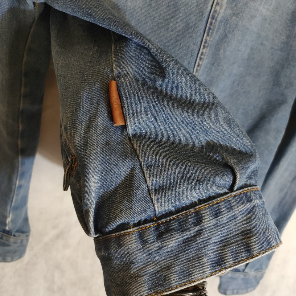 Bellfield Womens Blue Denim Jacket Size 10 S Retro 90s Look Short ...